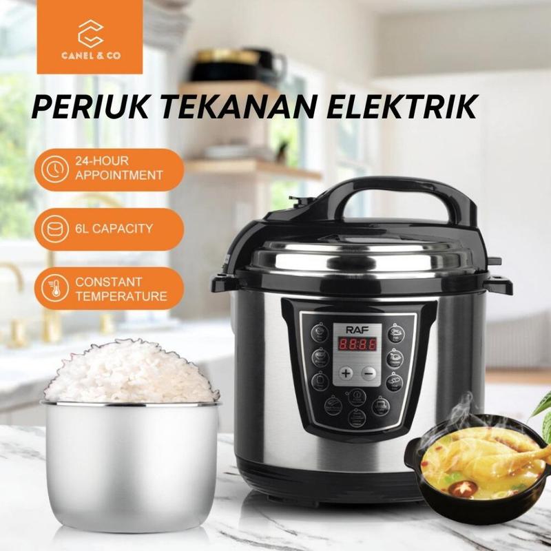 6L Electric Pressure Cooker Rice Cooker Presure Multifunctio - TikTok ...