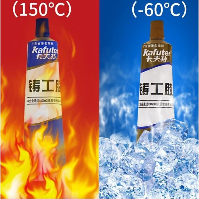 Lem AB Epoxy Kuat Metal Casting Glue Penambal Besi Radiator Anti Bocor ...