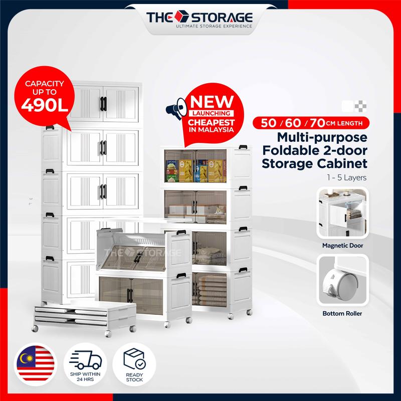 【NEW 2025】THE L50-70cm (1-5 Layers) 2 Doors Foldable Stackable - TikTok ...