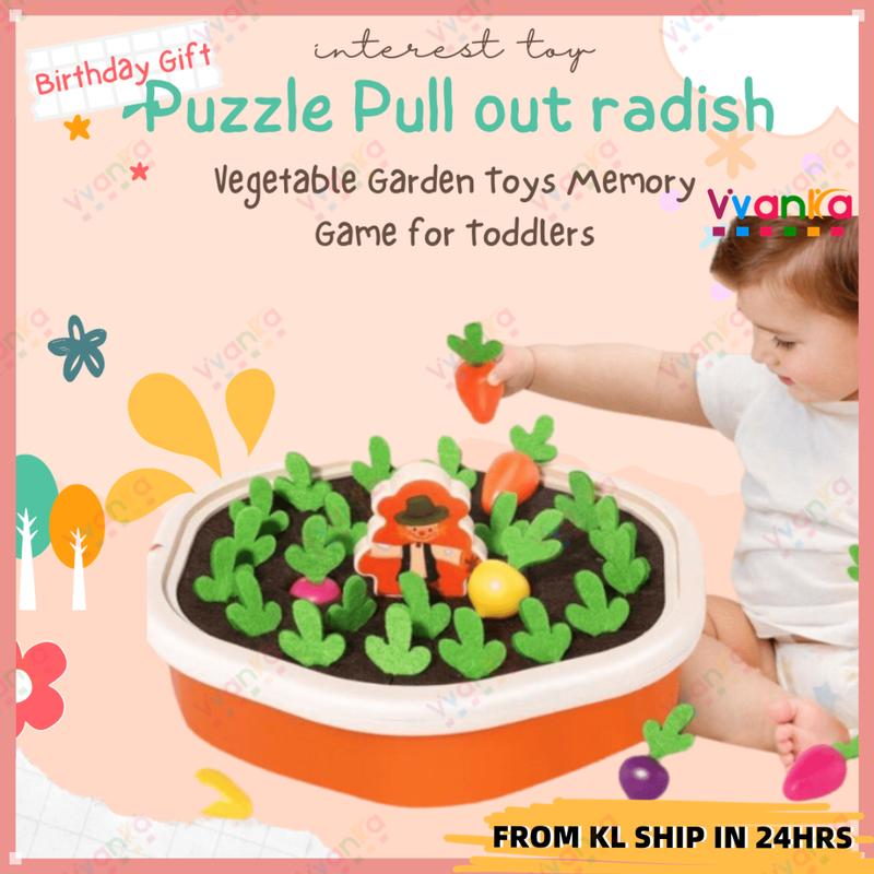 Baby Toy Pulling Out Radish Toys Vegetable Memory Game Puzzl - TikTok ...