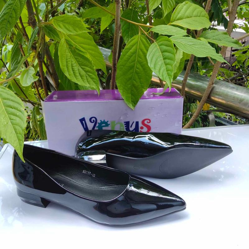 Venus Big Size Black Charol Shoes for Women with Heels Stylish - TikTok ...