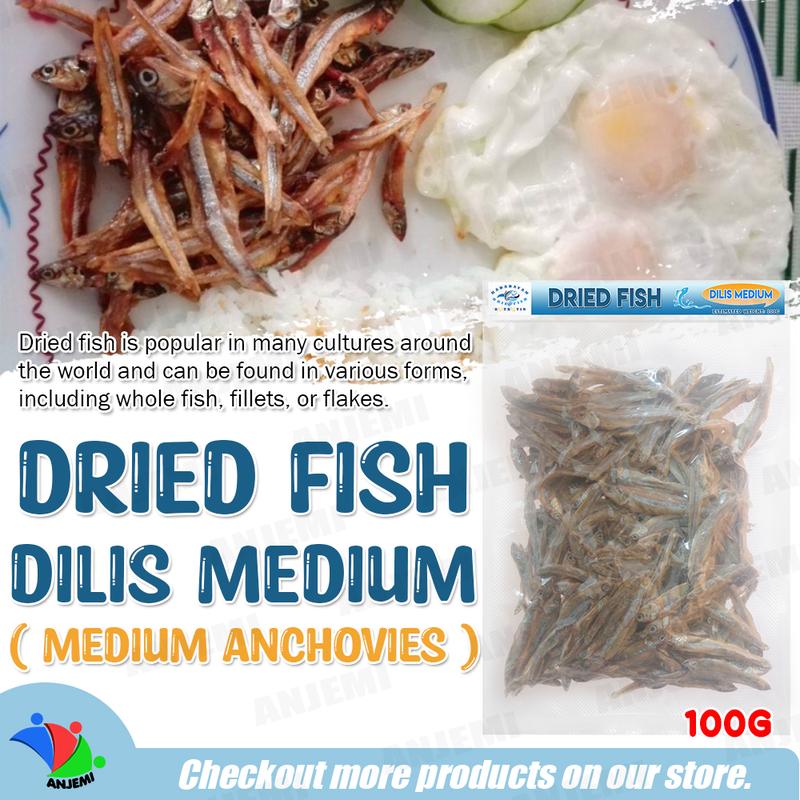 Dried Fish DILIS MEDIUM Dried Anchovies ( 100g/200g/500g/1KG - TikTok ...