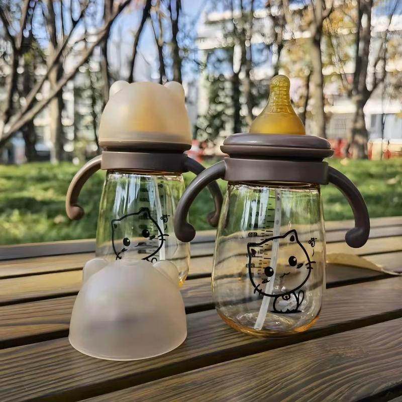 Kids Feeding Bottle Milk 300ml Wide Neck Nursing Bottle PPSU - TikTok Shop Malaysia