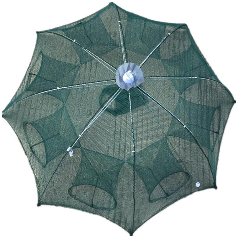 Folded Fishing Net Hexagon 4/8/12Hole Automatic Fishing Nets - TikTok ...