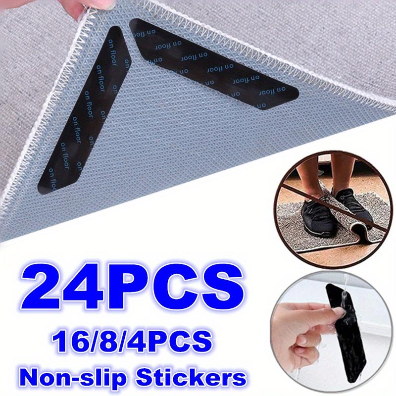 Reusable Carpet Stickers, Non-Slip Washable Rug Stickers,Hardwood ...