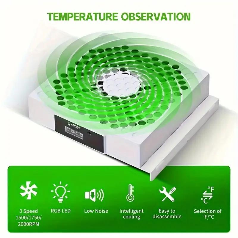 Switch Series S Fan: Ultimate Gaming Digital Fan with Auto Wind ...