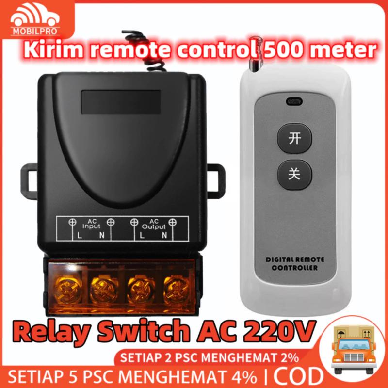 Sistem Saklar Remote 433MHz 1CH! Untuk Beban AC 220V hingga 15A. - Shop ...