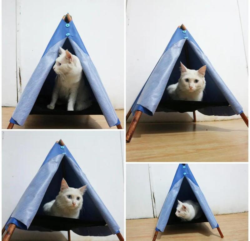 Tenda Kucing Tempat Tidur Anjing Kandang Pet Bed Perlengkapa - Shop ...