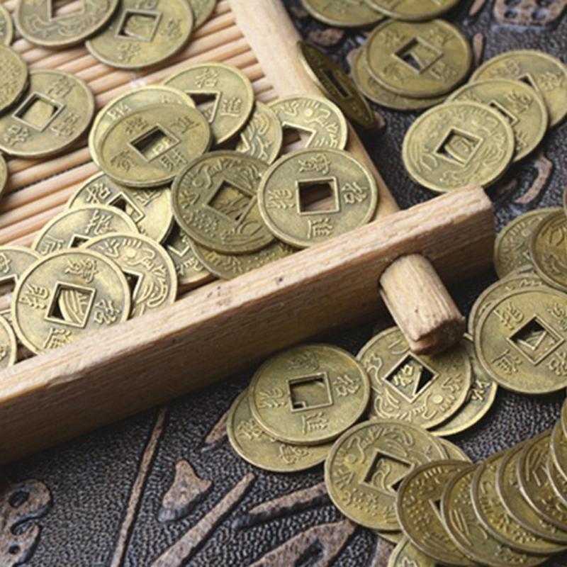 100Pcs Feng Shui Coins Ancient Chinese I Ching Coins For Health ...