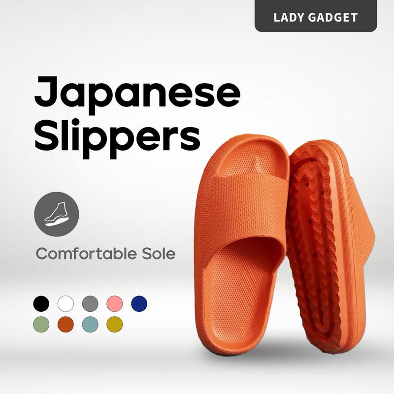 Upgrade Japanese Comfortable Sole Shower Slippers House Slippers ...