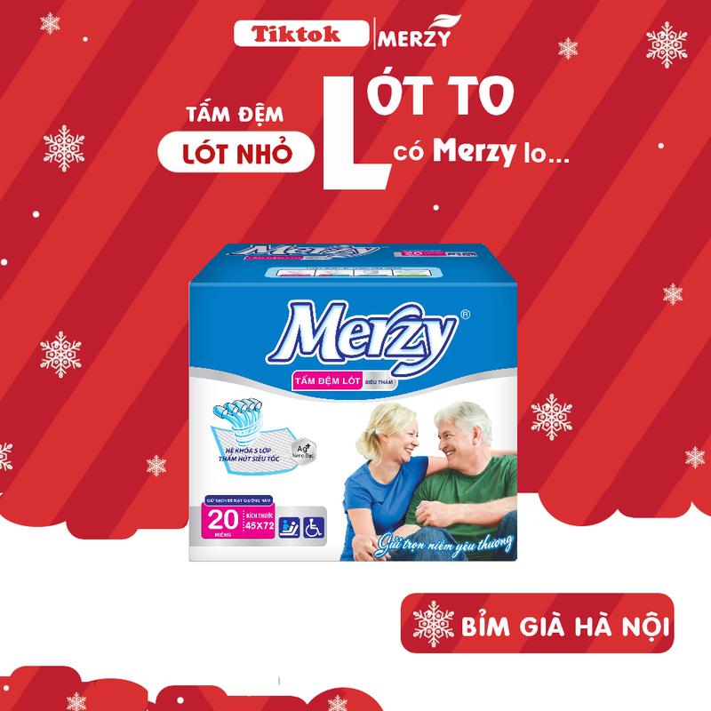 Tấm lót người già gói lớn Mezry 45x70 (20 miếng) siêu mềm mại. - TikTok ...