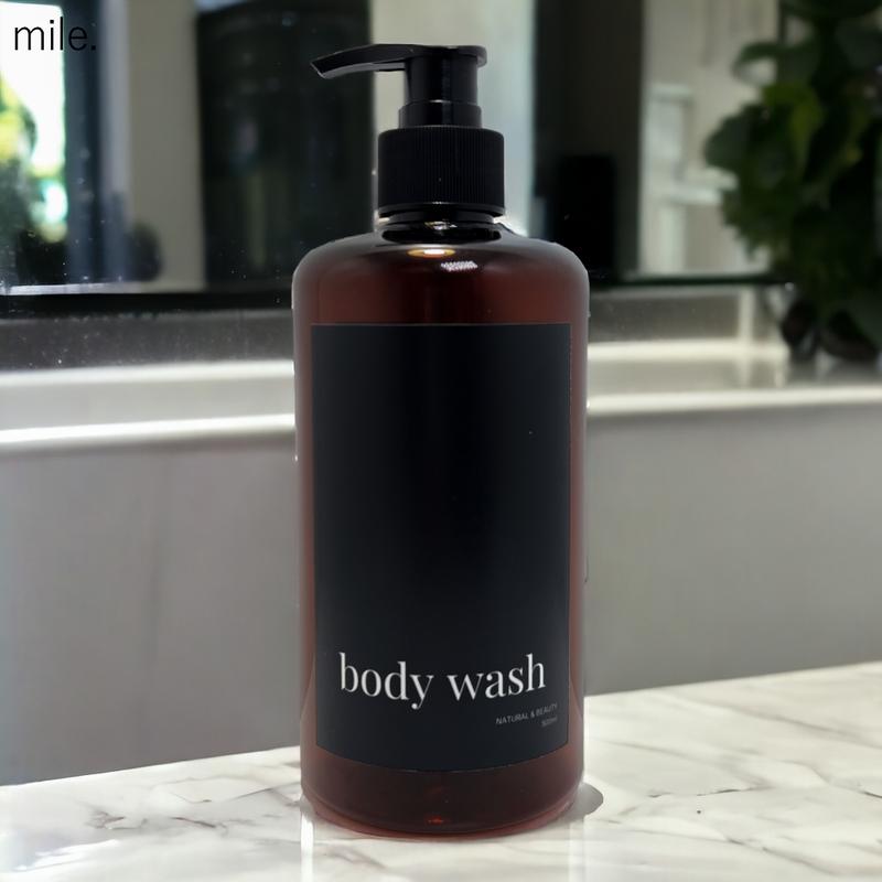 BOTOL SABUN REFILL PUMP MINIMALIS 500 ML AMBER / TEMPAT SABUN MANDI ...