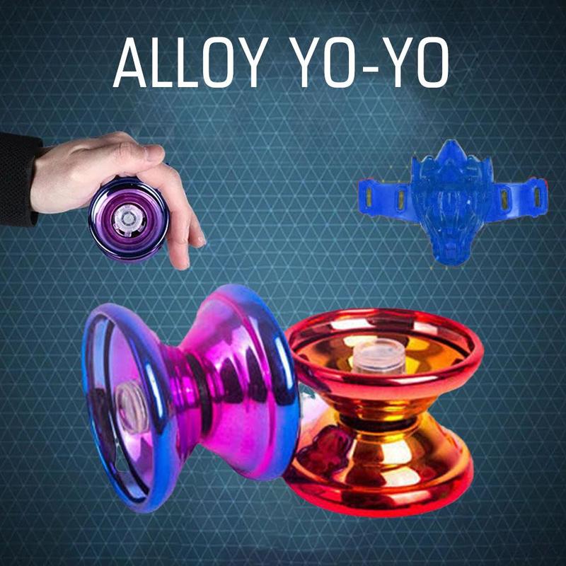 Gradient Yoyo Professional Aluminum Metal Yoyo For Kids And Beginners ...