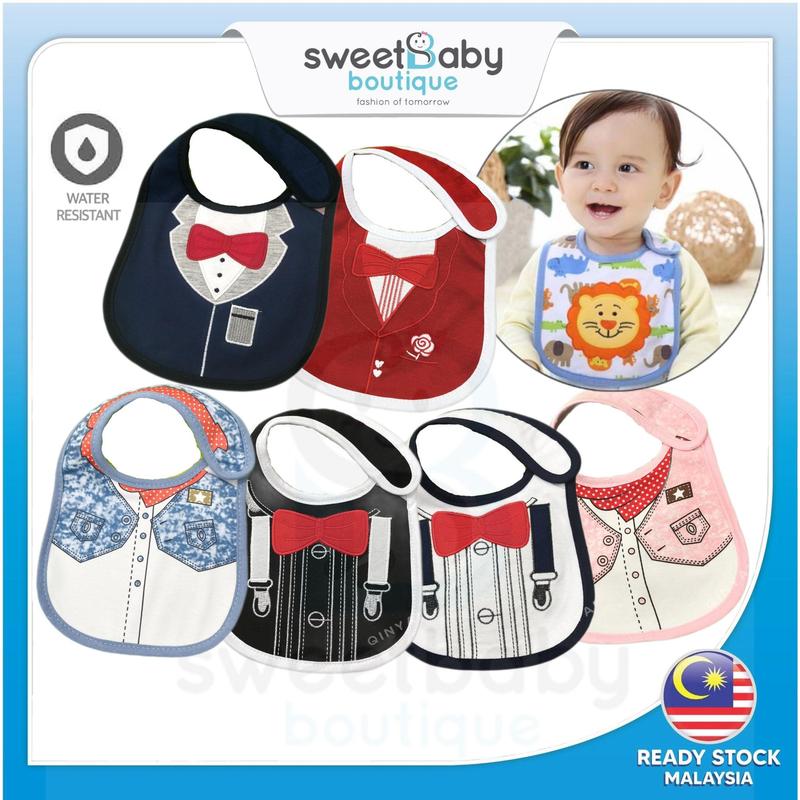 SWEETBABY Baby Bibs Three Layer Waterproof Lapik Makan Bayi Kalis ...