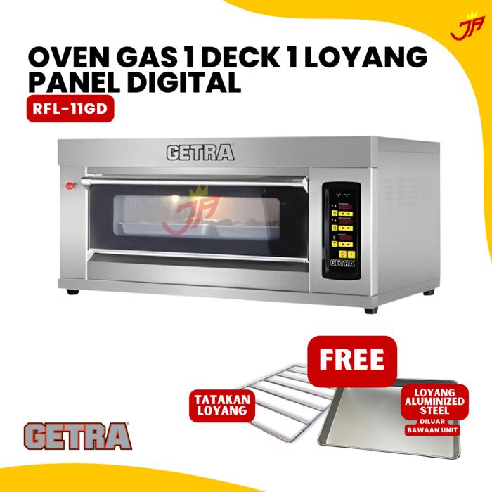 Jual GETRA Gas Baking Oven RFL-11GD / RFL 11 GD Panel Digital Bonus ...