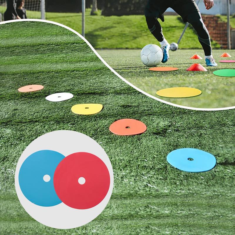 10Pack Flat Disc Markers Non-Slip Spots Markers Football Basketball ...