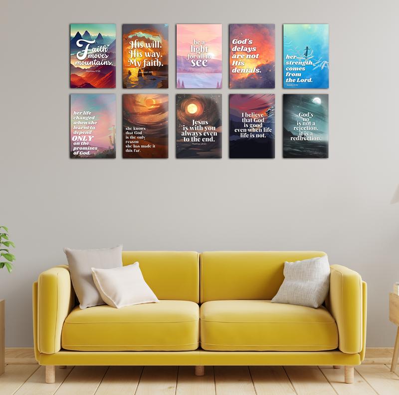 Motivational and Bible Verse Wall Art Poster / A4 Size / Wal - TikTok ...