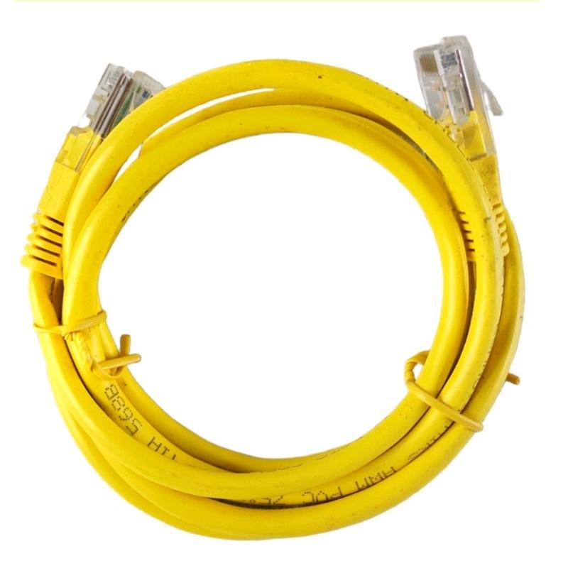 Kabel Lan Kuning dan Abu2 CAT 5 Kabel UTP 1 Meter Hight Quality - Shop ...