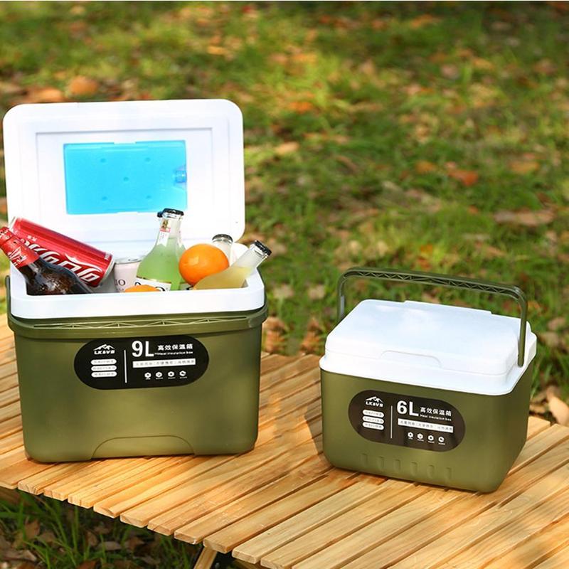 6/9L Camping Car Refrigerator Portable Ice Bucket for Outdoor Camping ...