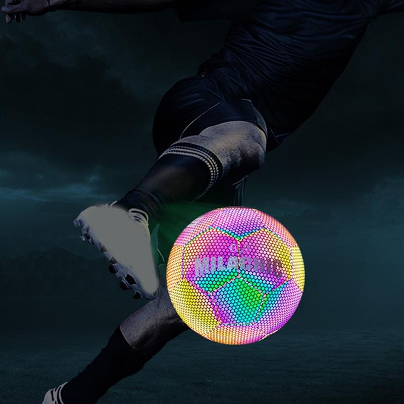 No. 4 /5 football night fluorescent reflective football luminous ...