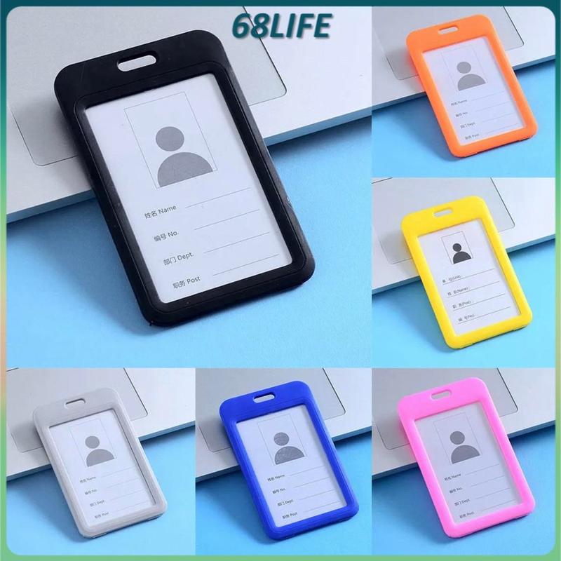 {Nama Menegak Label Kad } [M'sia Stock] Simple Plastic Transparent ...