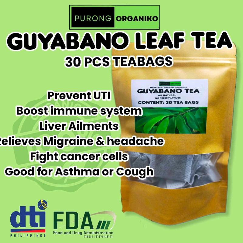 PURE GUYABANO TEA 30 PCS TEABAGS - TikTok Shop Philippines