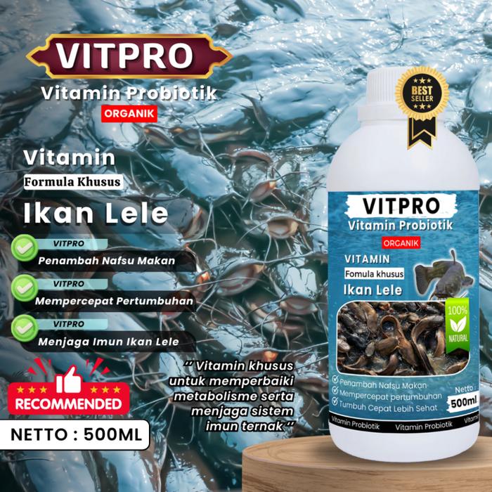 Jual VITPRO IKAN LELE, VITAMIN Ikan Lele Agar Cepat Besar 500 Ml ...