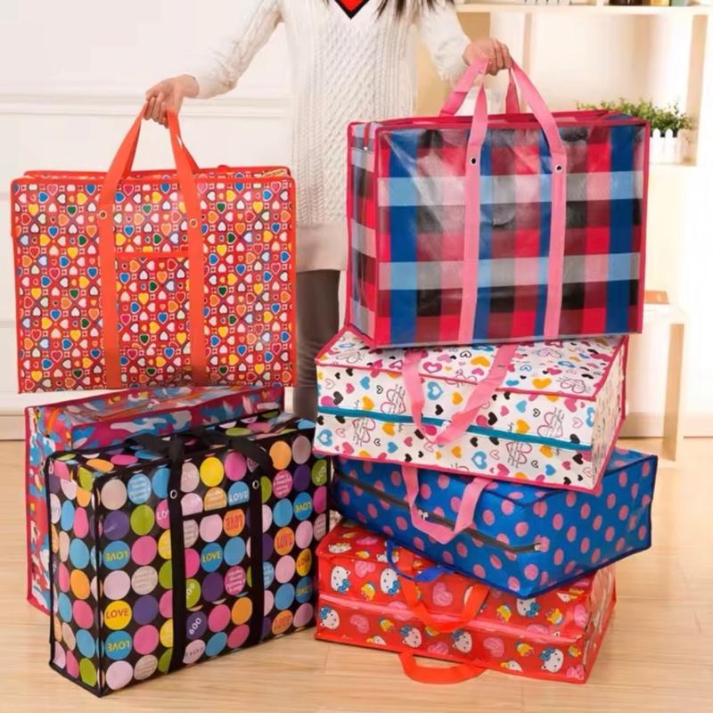 XXL Sako bag Eco Zipper bag Storage Rubberise bag Shopping Travel ...