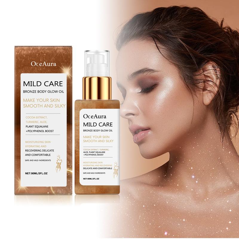 OceAura Bronzer Body Shimmer Oil Shimmer Bronzer Liquid Rose - TikTok ...