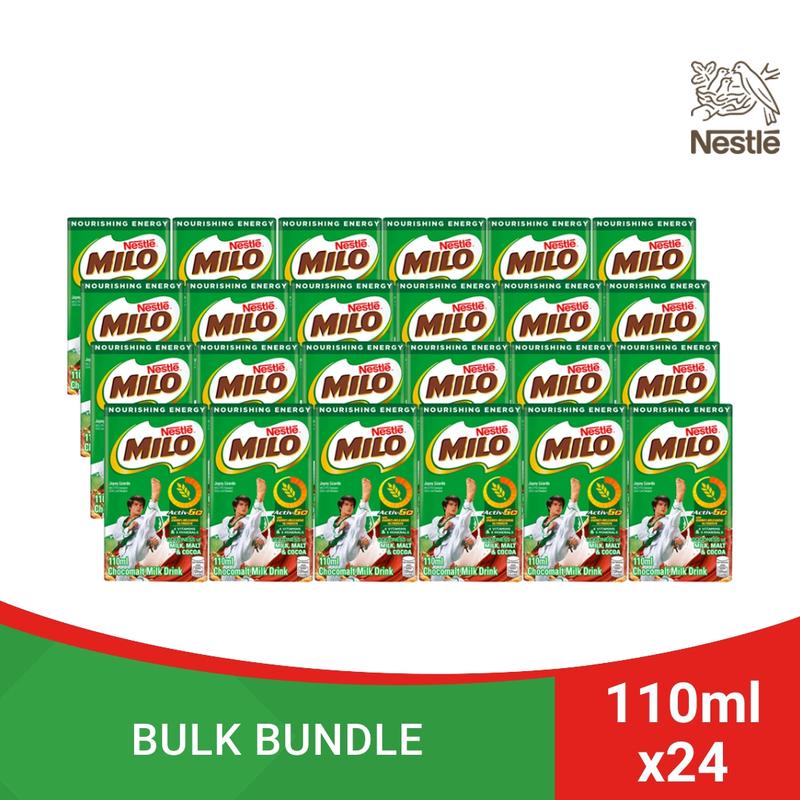 Milo Ready-To-Drink Choco Malt Milk Drink 110ml - Pack of 24 - TikTok ...