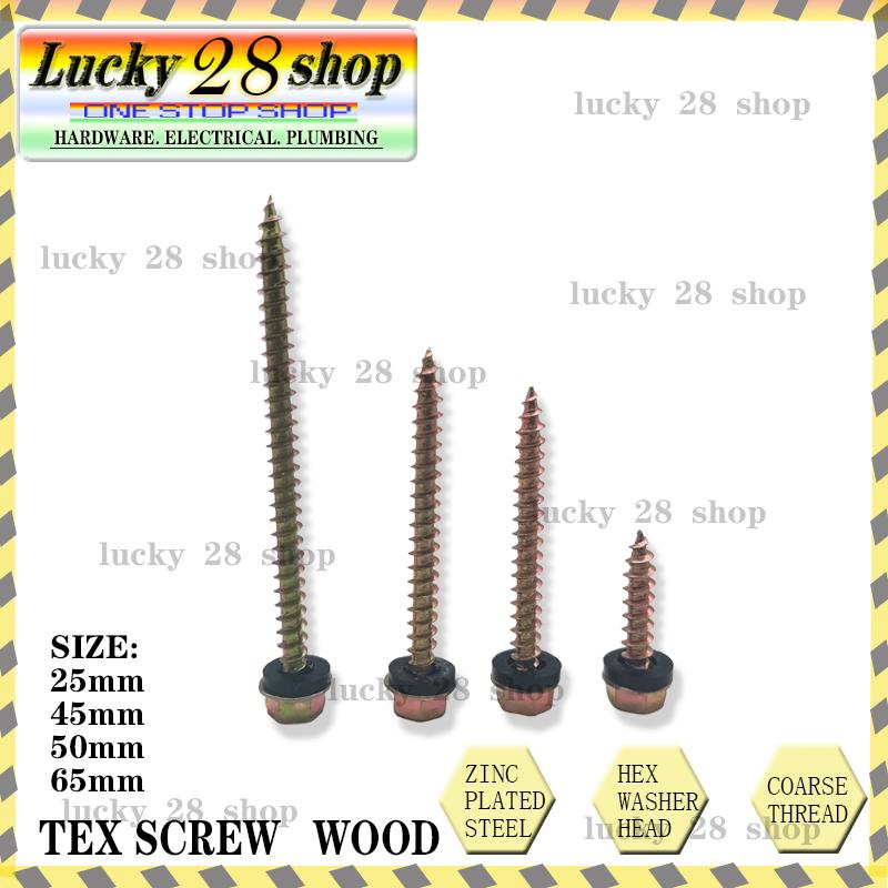 100PCS Tex Screw/ TekScrew for WOOD (25MM/45MM/50MM/65MM/75MM) - TikTok ...
