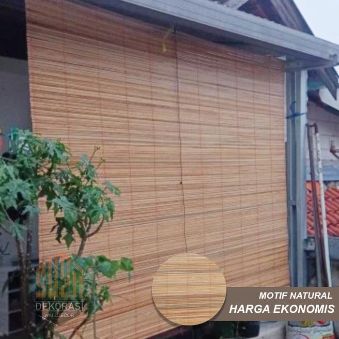 tiray krey bambu sawit tirai krei outdoor ukuran 2x3 meter tinggal ...