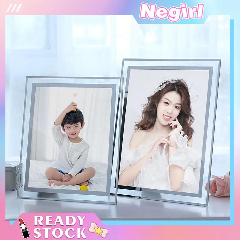 Crystal Glass Photo Frame Glass Certificate Frames with Stan - TikTok Shop Philippines