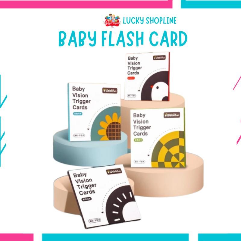 [BIG SALE] Montessori Pendidikan Awal Bayi Kartu Stimulasi Visual ...