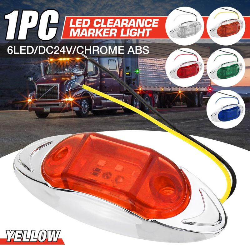 1pc Waterproof 6 LED Side Mark Lamp Clearance Indicator Ligh - TikTok ...