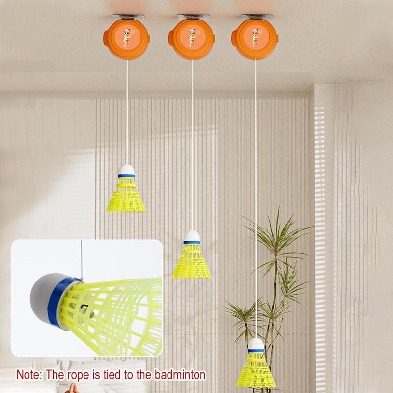 1 Set Self Study Badminton Trainer Indoor Outdoor Exercise Suspended ...
