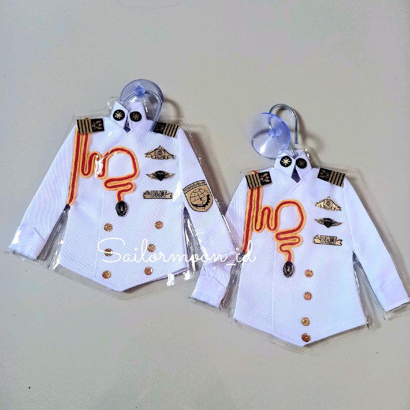 MINIATUR SERAGAM PERWIRA PELAYARAN SERAGAM MINI PELAUT MINI UNIFORM ...