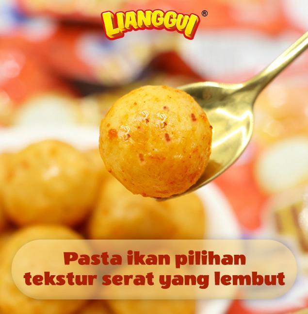 [HALAL] LIANGGUI Fish Ball (Rasa Barbecue, Rasa Lada Hitam), Cocok ...