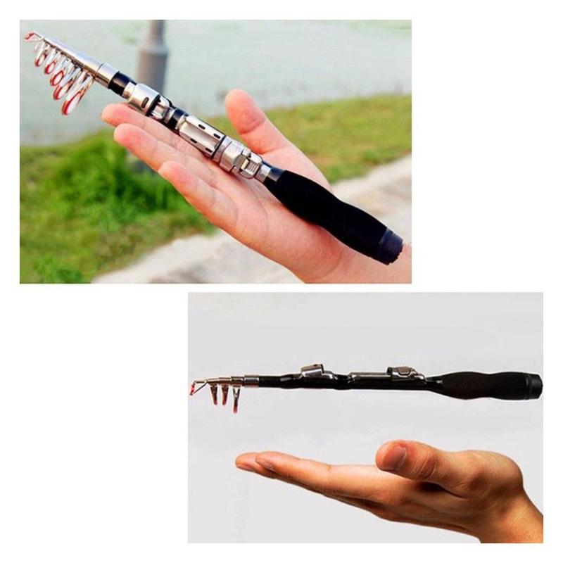 Pancing Poket Teleskopik Gentian Karbon Mini, Jualan Panas, Tiang ...