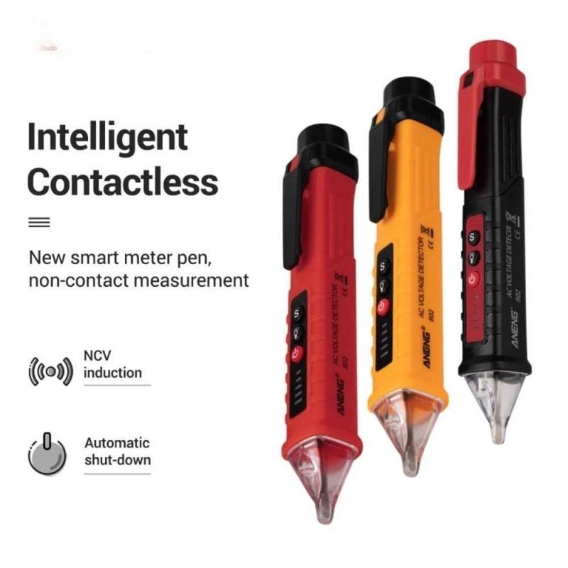 Digital AC/DC Voltage Detectors Smart Non-Contact Tester Pen Meter 12 ...