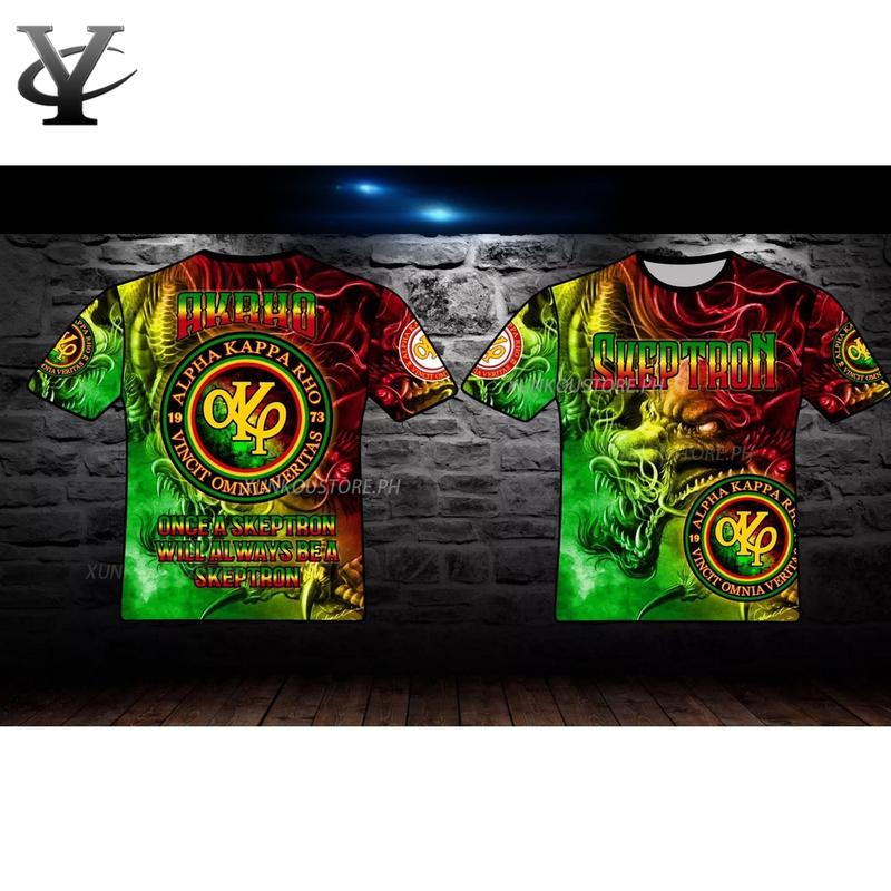 Akp Alpha Kappa Rho Skeptron Full Sublimation T Shirt Dragon - TikTok ...