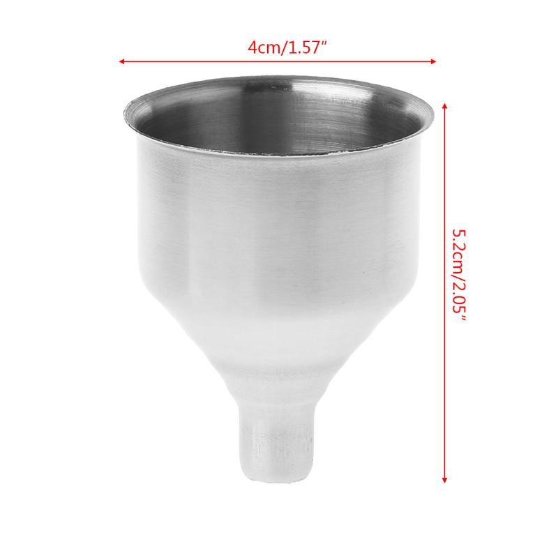 Stainless Steel Funnel Refill Filling Small Bottles Flasks Kitchen ...