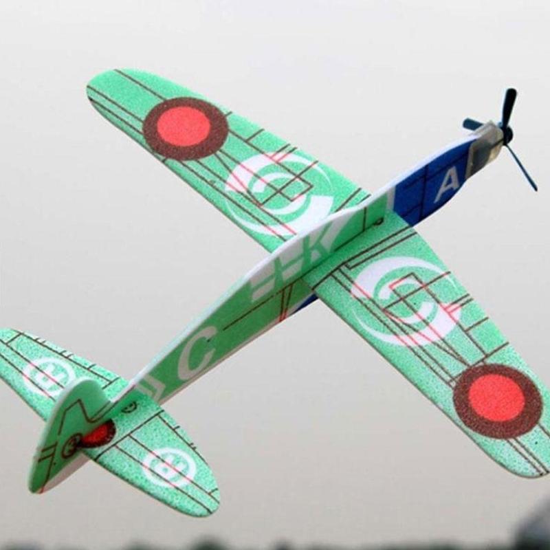 Foam Airplane Toys For Kids Hand Throw Flying Glider Plane Toy - TikTok ...