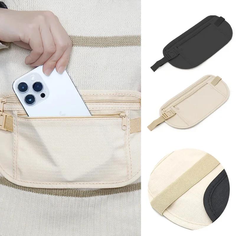 1pc New Cloth Waist Bags Travel Pouch Hidden Wallet Passport - TikTok ...