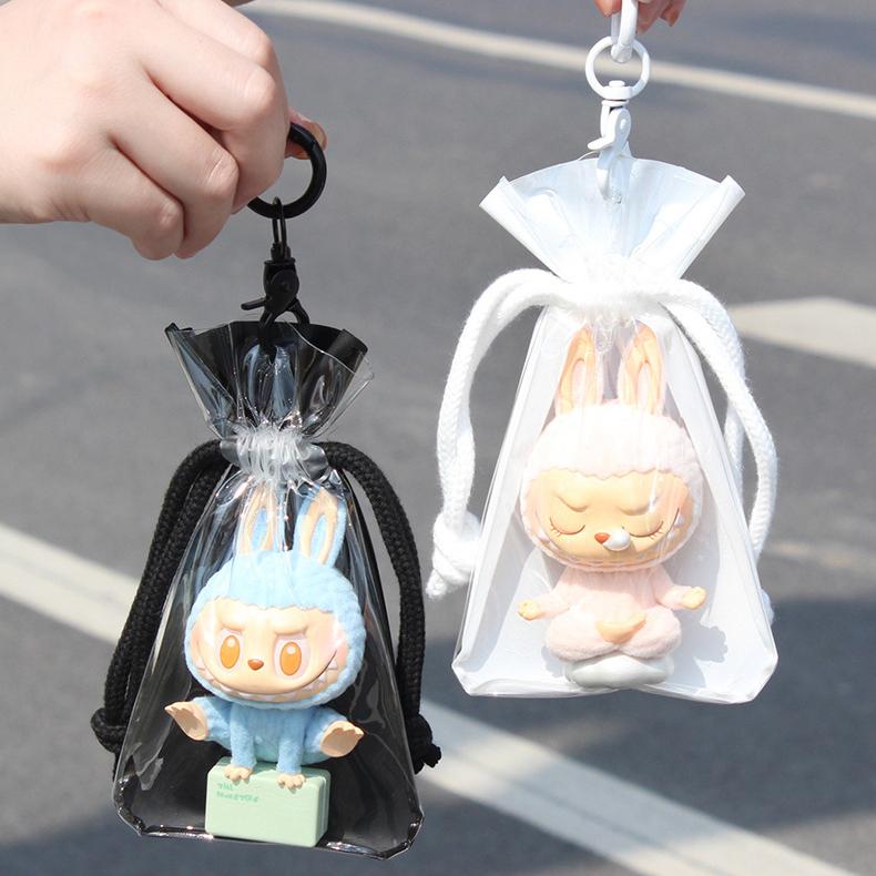 [9 * 10cm] Labubu Crybaby PVC Silk Pouch Buggy Bag Blind Box Waterproof ...
