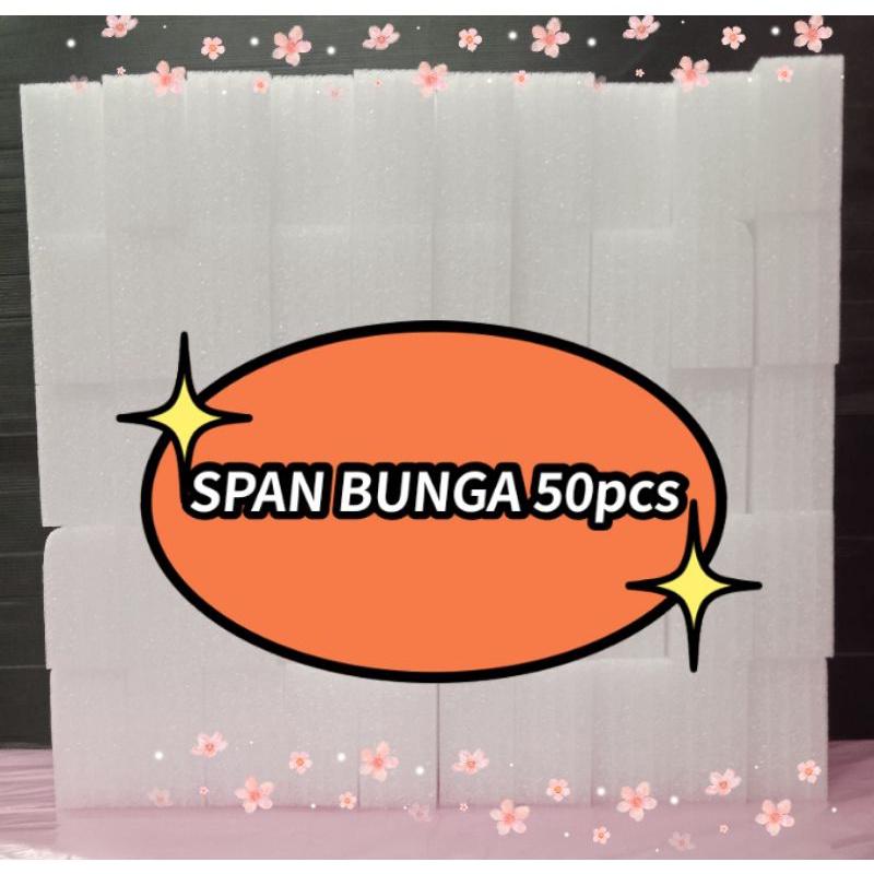 ###50pcs### Span Bunga Tak Berhabuk/ Span Kering/ Flower Foam/ - TikTok ...