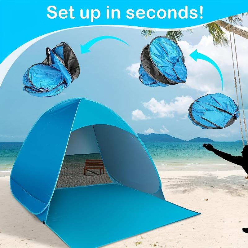Lightweight and Durable Portable Pop-Up Beach Tent, Protects You from ...