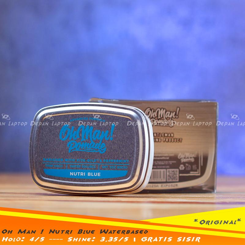 ORIGINAL Pomade Oh Man Nutri BLUE Waterbased Rambut Keren BPOM - Shop ...