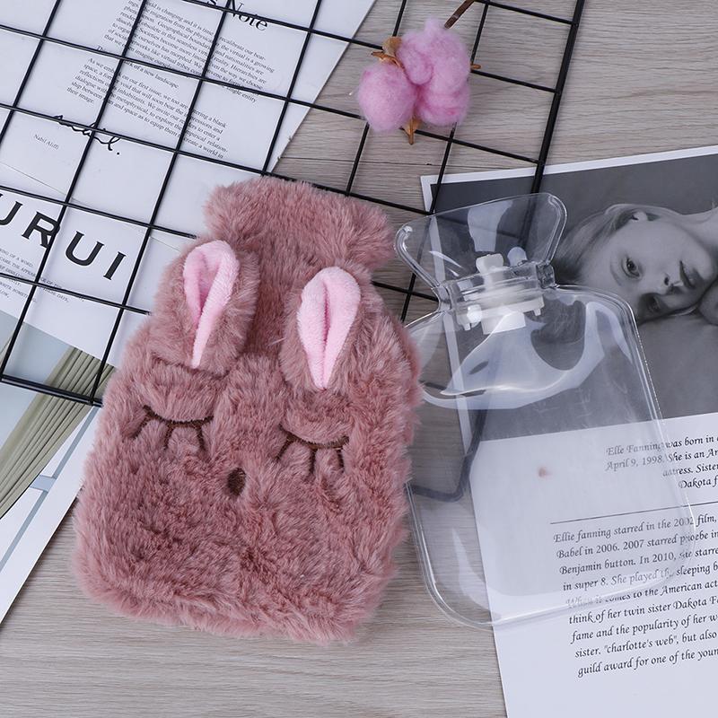 Beg botol air panas PVC, comel, Melegakan tekanan, sakit, lembut ...