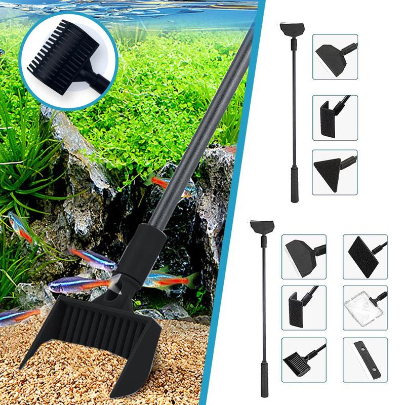Aquarium Cleaning Tool Fish Tank Flat Sand Algae Removal Algae Removal ...